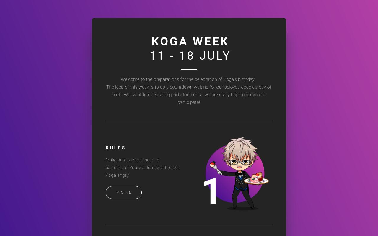 Koga Week